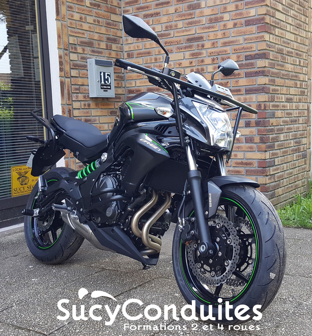 Kawasaki-ER6-auto-école-permis-moto | SucyConduites